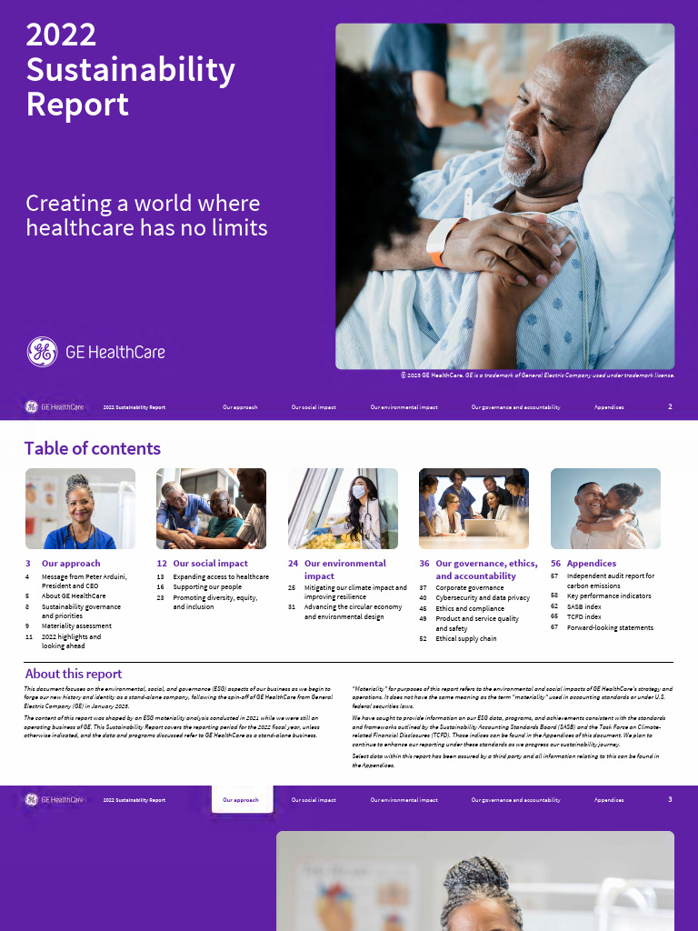 ge-healthcare-sustainability-report-2022 | PDF | Medical Imaging ...