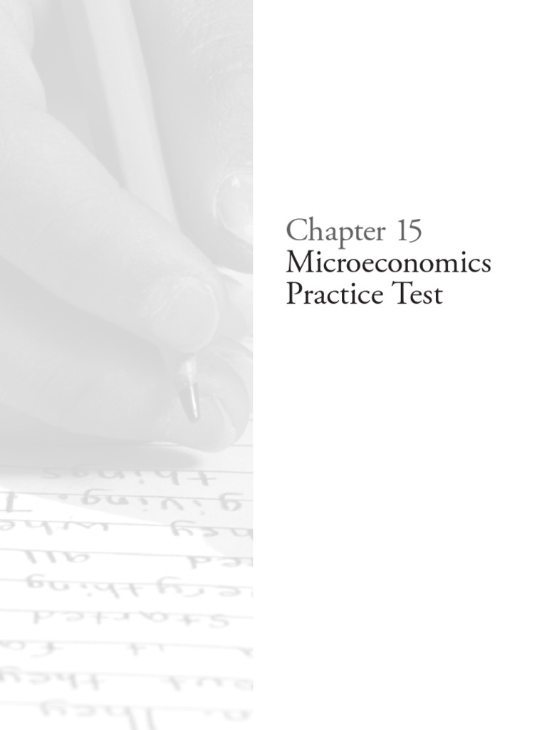 Microeconomics Practice Test | PDF | Monopoly | Demand