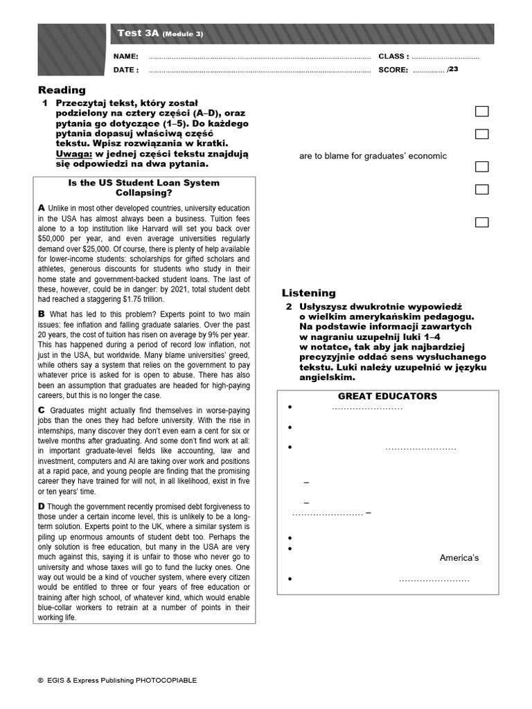 Vocabulary and Grammar Quiz 5 | PDF