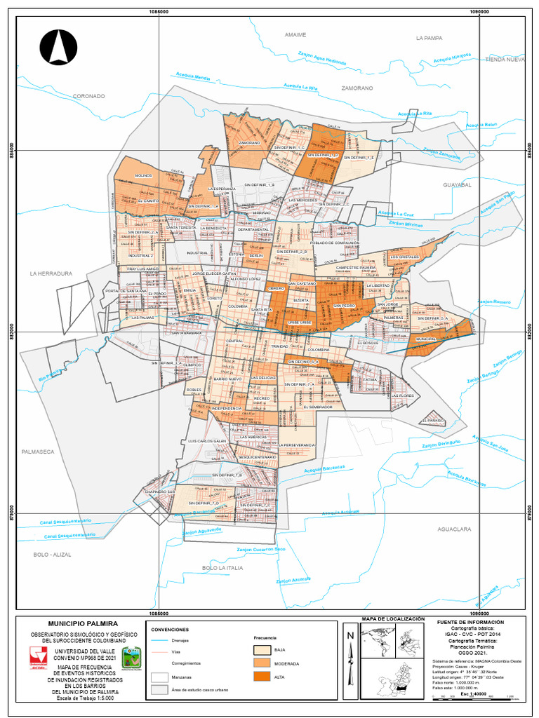 Mapa 2. Frec. de Eve. Hist. de Inund. Regis. en Los Barrios | PDF