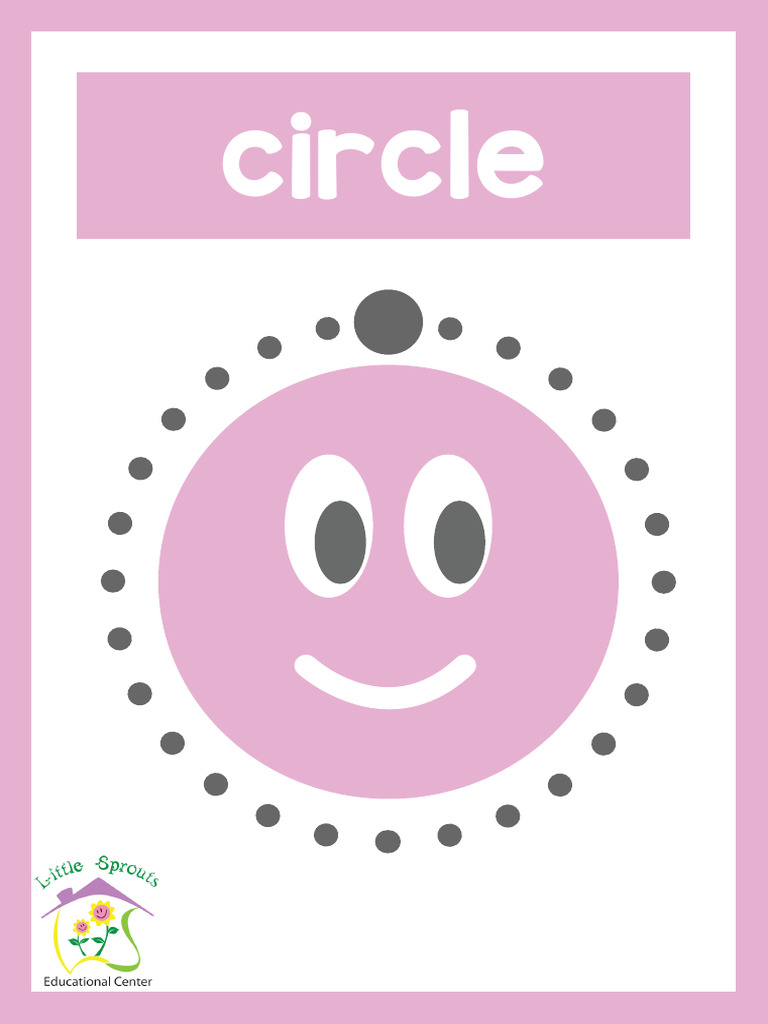 2D Shapes Tracing Mathematics Worksheets in Colorful Organic Style | PDF