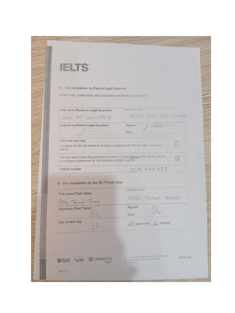 Consent Form for Minors | PDF