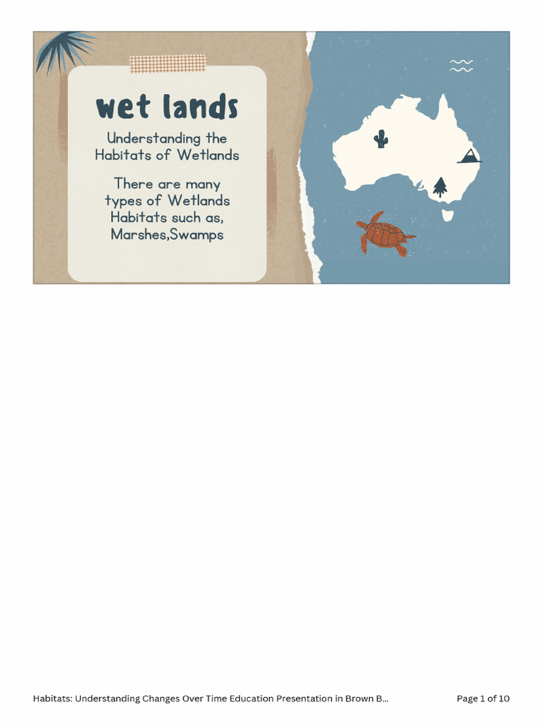 Habitats Understanding Changes Over Time Education Presentation in ...