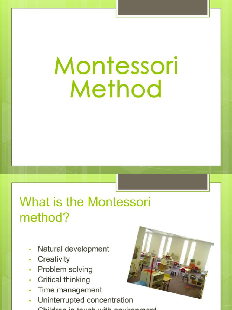 Montessori | PDF