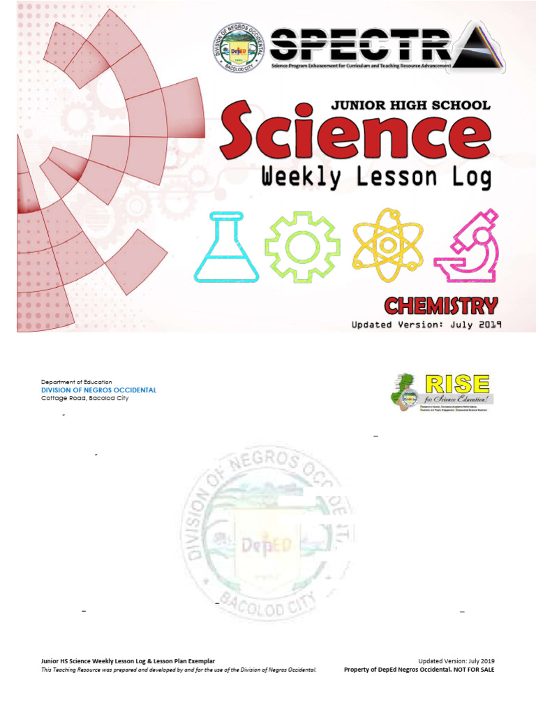 WLL JHS Chemistry 2019 | PDF | Learning | Teachers
