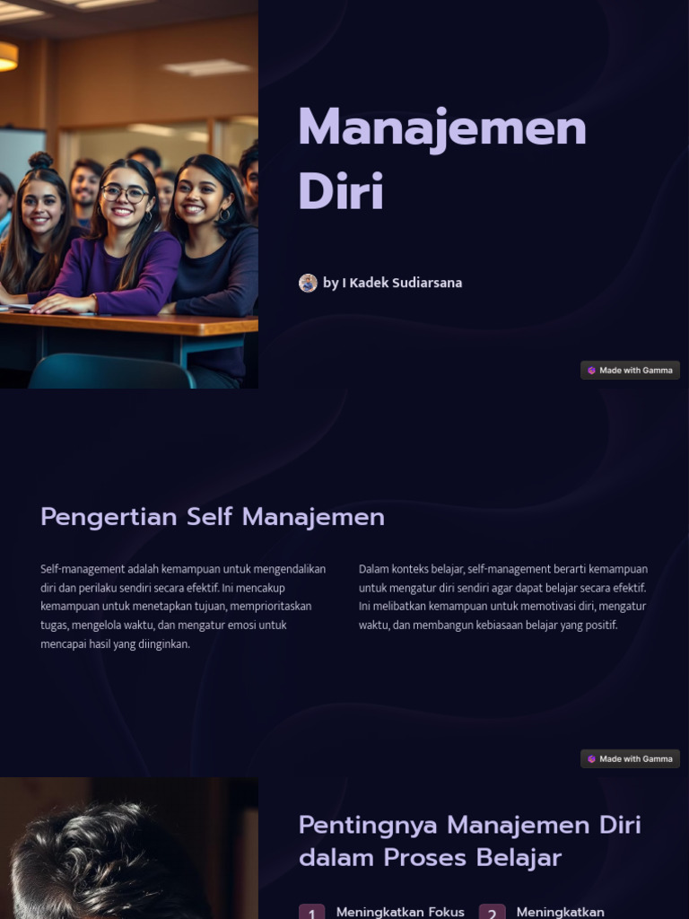 Manajemen Diri | PDF