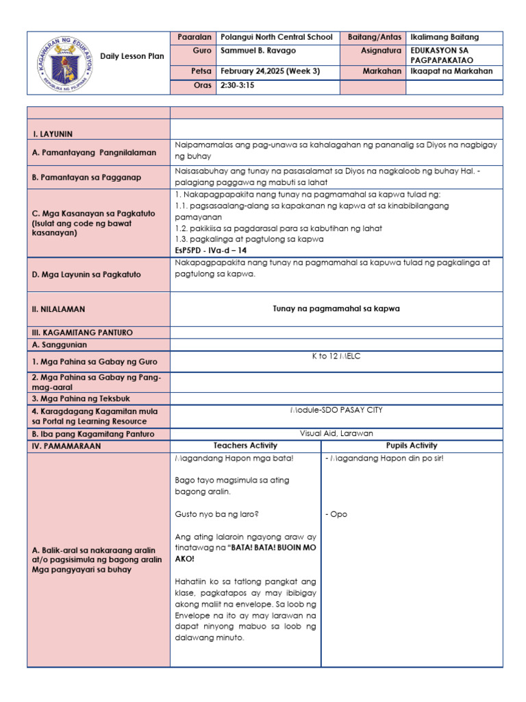DLP_FINAL_DEMO_ESP_DAY_1 | PDF