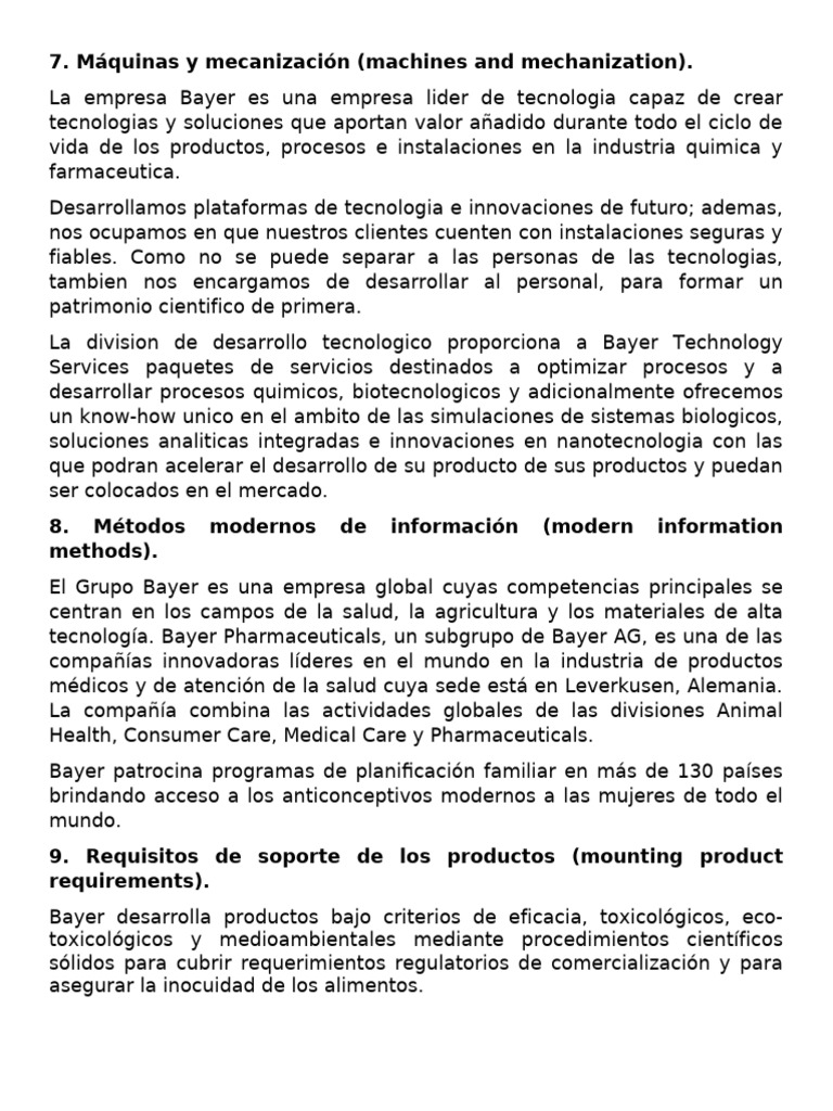 9 Emes | PDF | Bayer | Seguridad alimenticia