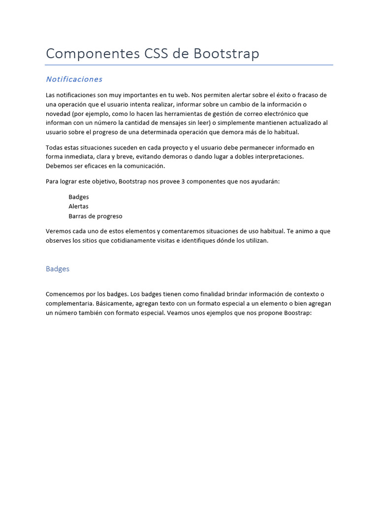 Notificaciones | PDF | Bootstrap (marco frontal) | Script Java