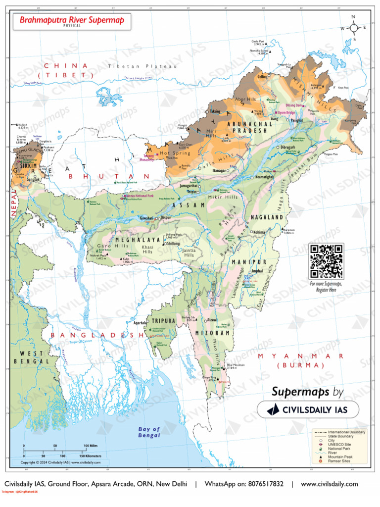 Brahmaputra River Supermap | PDF