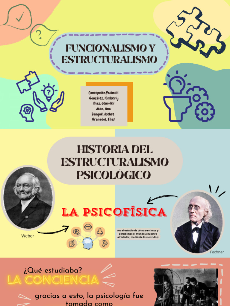 Estructuralismo y Funcionalismo | PDF | Sicología | Ciencias del comportamiento