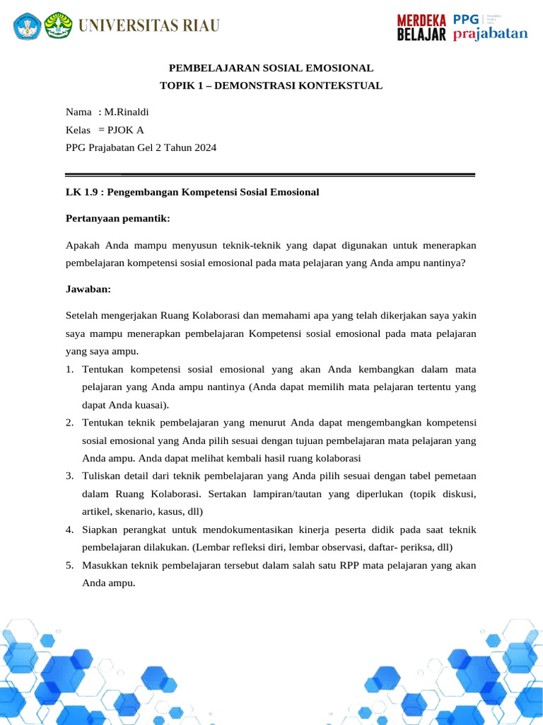 Demonstrasi Kontekstual_PSE | PDF