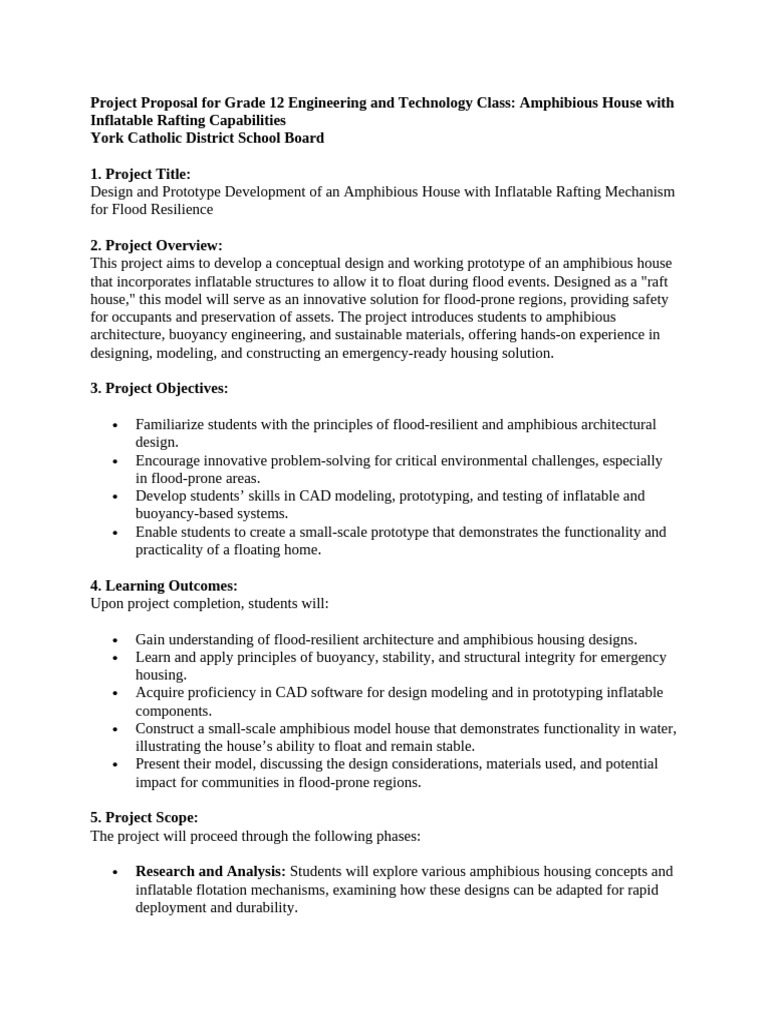 STEM-Amphibious-Raft-housing | PDF | Buoyancy | Prototype