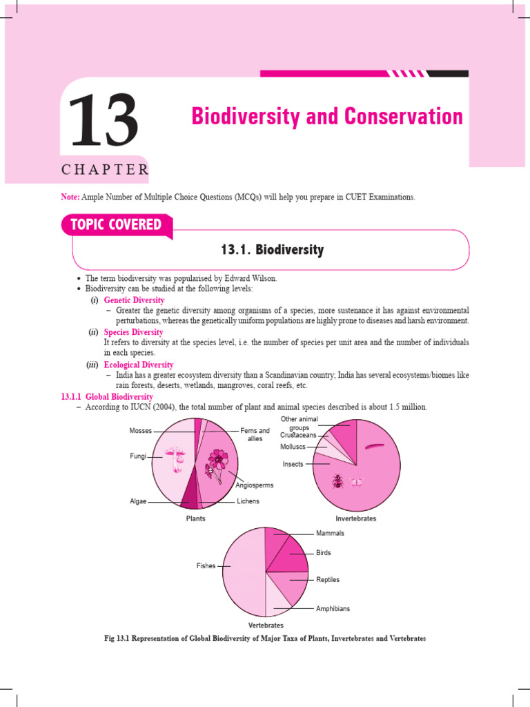 Biodiversity & Conservation | PDF | Biodiversity | Conservation Biology