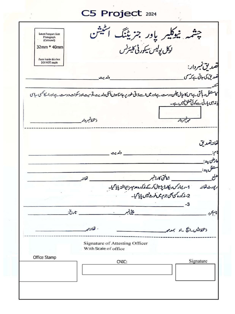 China Compny Form | PDF