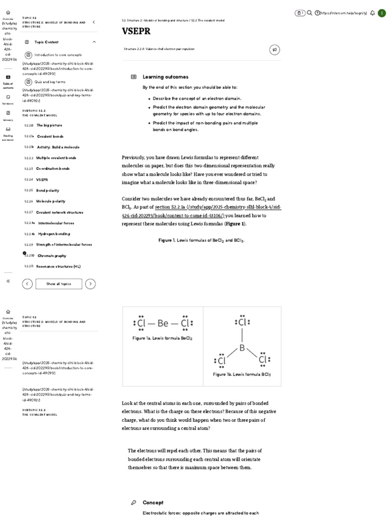 Covalent Bonding and VSEPR Model | PDF | Chemical Bond | Molecules