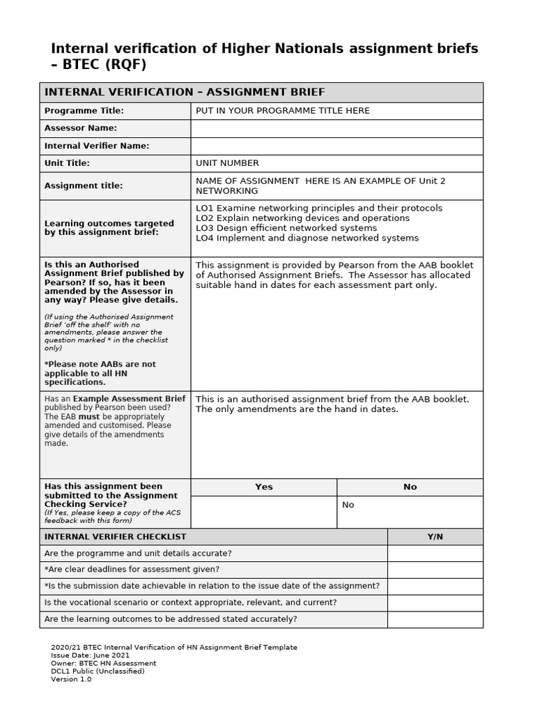 HNCD Unit 2 Networking Ass IV TEMPLATE EXAMPLE FOR GURU RAM DAS TRUST | PDF | Learning