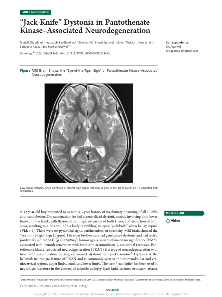 Landmark Articles and Books in Paediatric Neurology and Neuroradiology ...