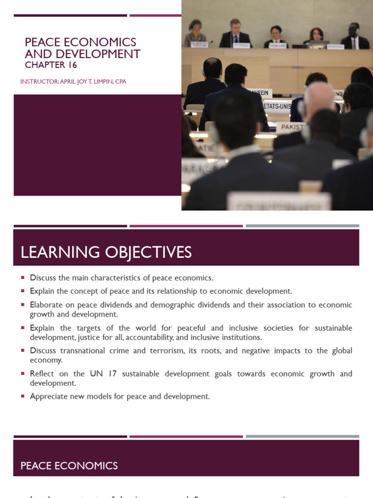 Module 16 Peace Economics | PDF | Economics | Peace