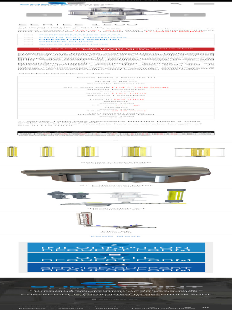Series 1500 CheckPoint Pumps & Systems | PDF | Pump | Mechanical ...