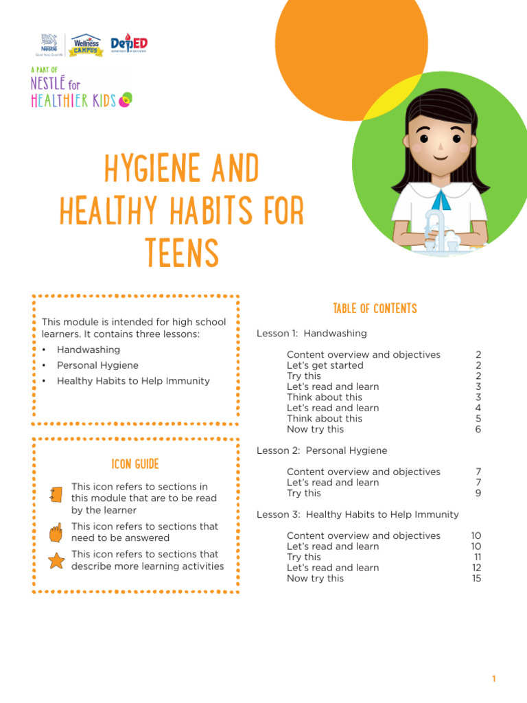 Teen Hygiene and Health Habits Guide | PDF | Antigen | White Blood Cell