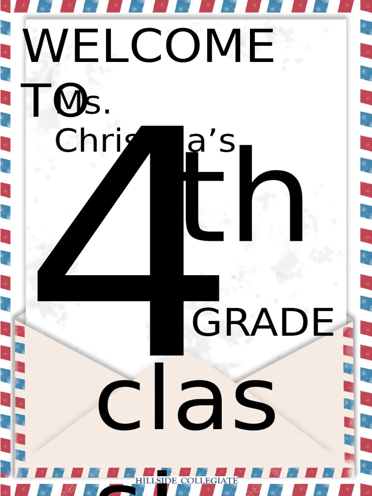G4 Meet The Teacher Handout | PDF