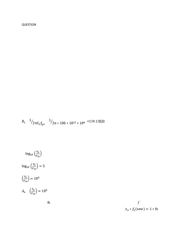 QUESTION & SOLUTION TO THE CLASS EXERCISE | PDF