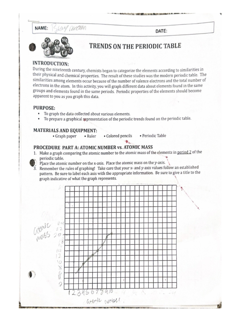 Trends On The Periodic Table | PDF