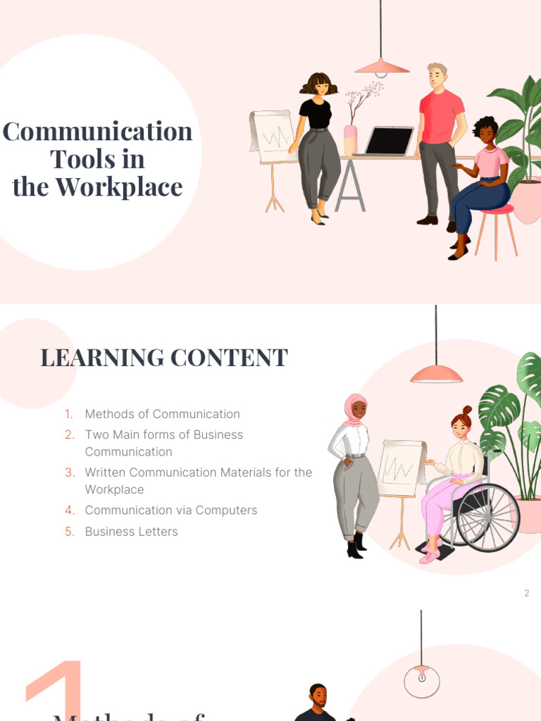 Communication Tools in The Workplace | PDF | Typefaces | Communication