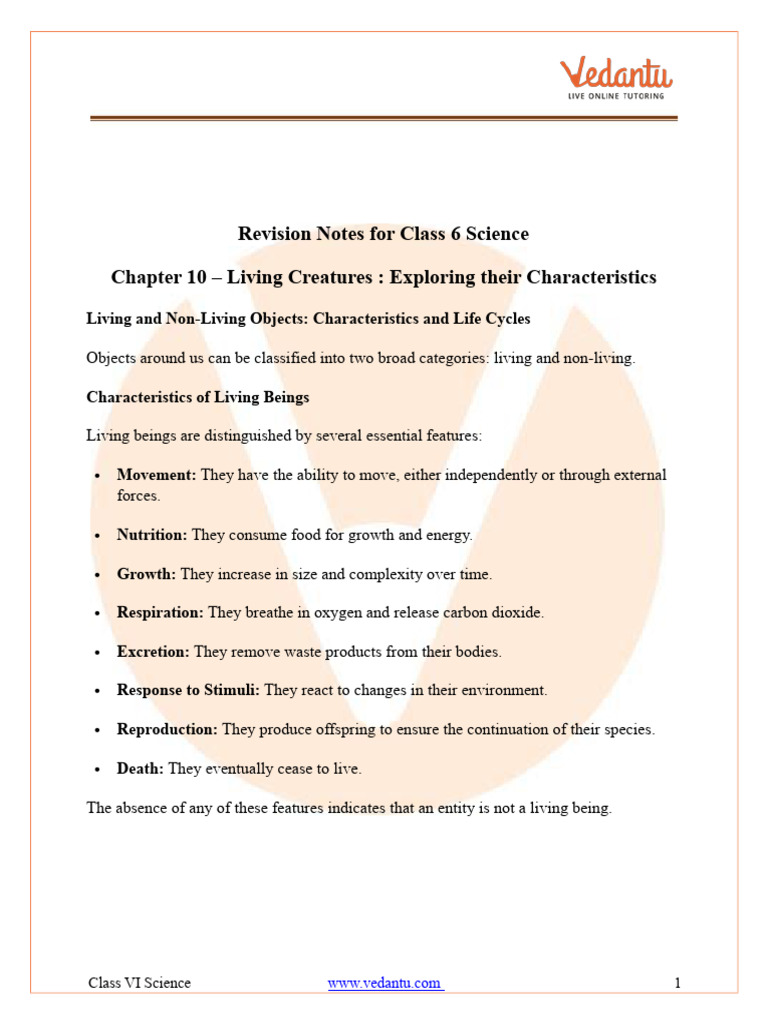 Cbse Class 6 Science Notes Chapter 10 | PDF | Mosquito | Seed