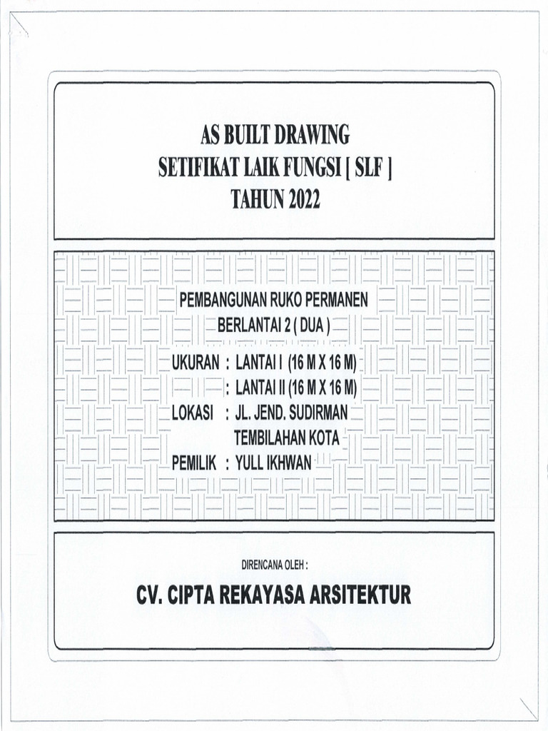 As Bulit Drawing | PDF