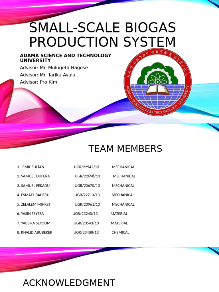 Small-Scale Biogas Production System | PDF | Anaerobic Digestion | Biogas