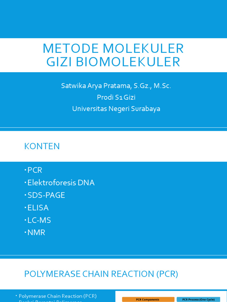 GIZI DAN BIOMOL - PCR DLL | PDF