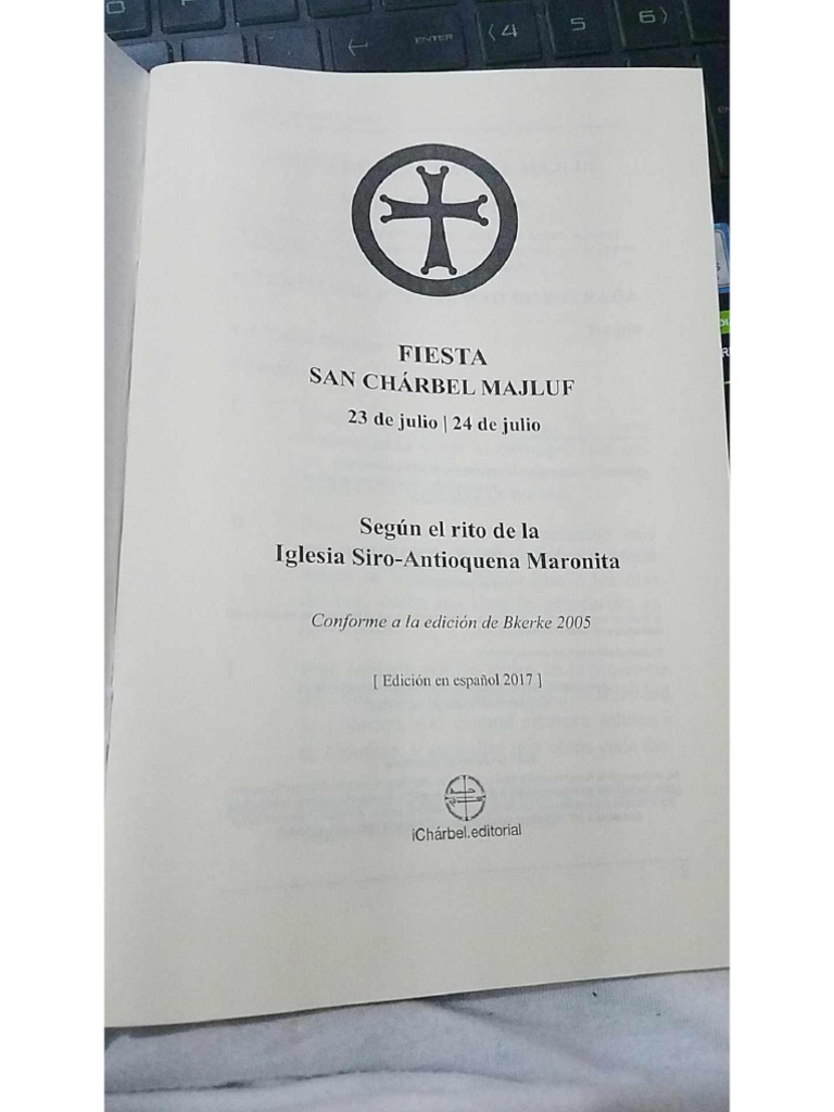Misal Misa Maronita Normal | PDF