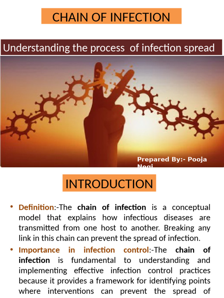 Chain of Infection Explained | PDF | Infection | Pathogen