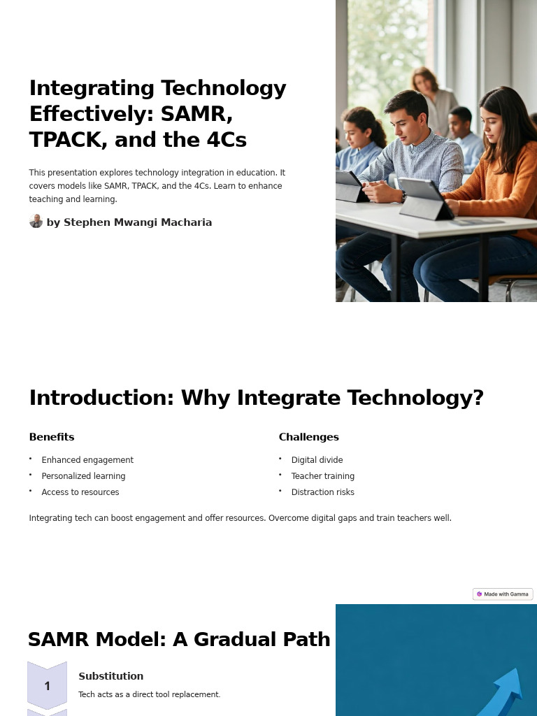 Frameworks For Integrating Technology in Learning | PDF | Learning ...