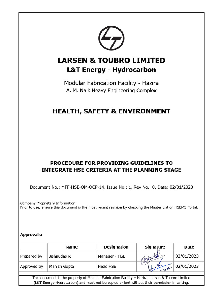 1724249238090_14-MFF-HSE-OM-OCP-14 Providing guidelines to integrate ...