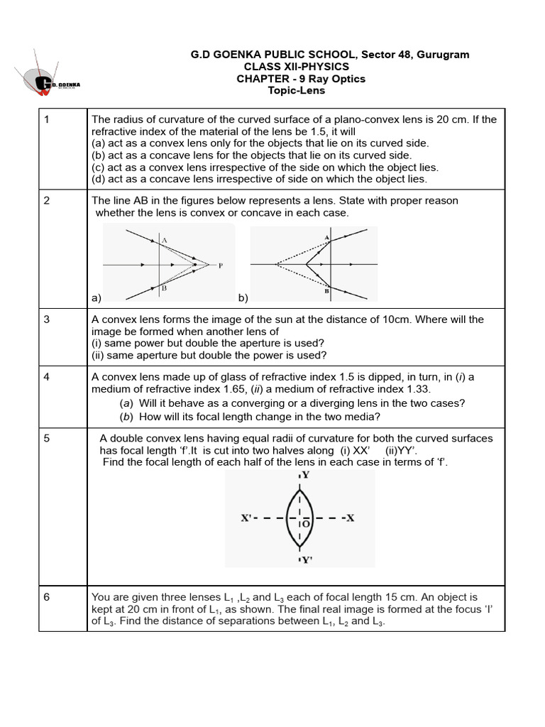 Lens - Assignment 1 | PDF