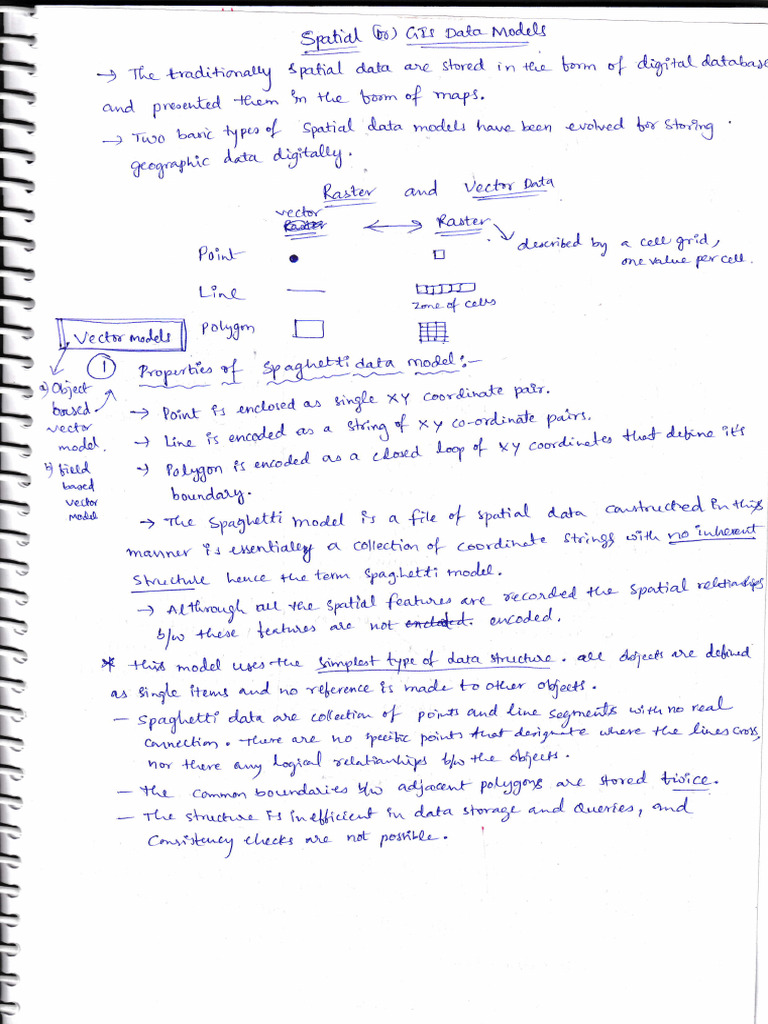Vector Models in Gis | PDF