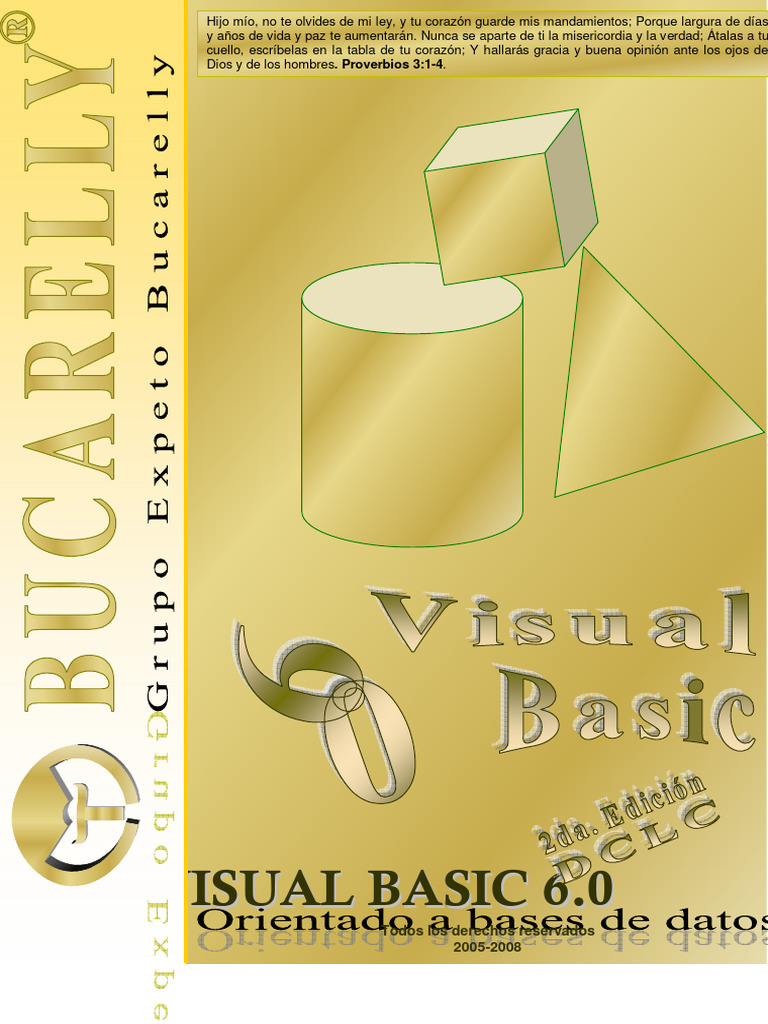 PROGRAMACIÓN VISUAL BASIC | PDF | Objeto (informática) | Programación orientada a objetos