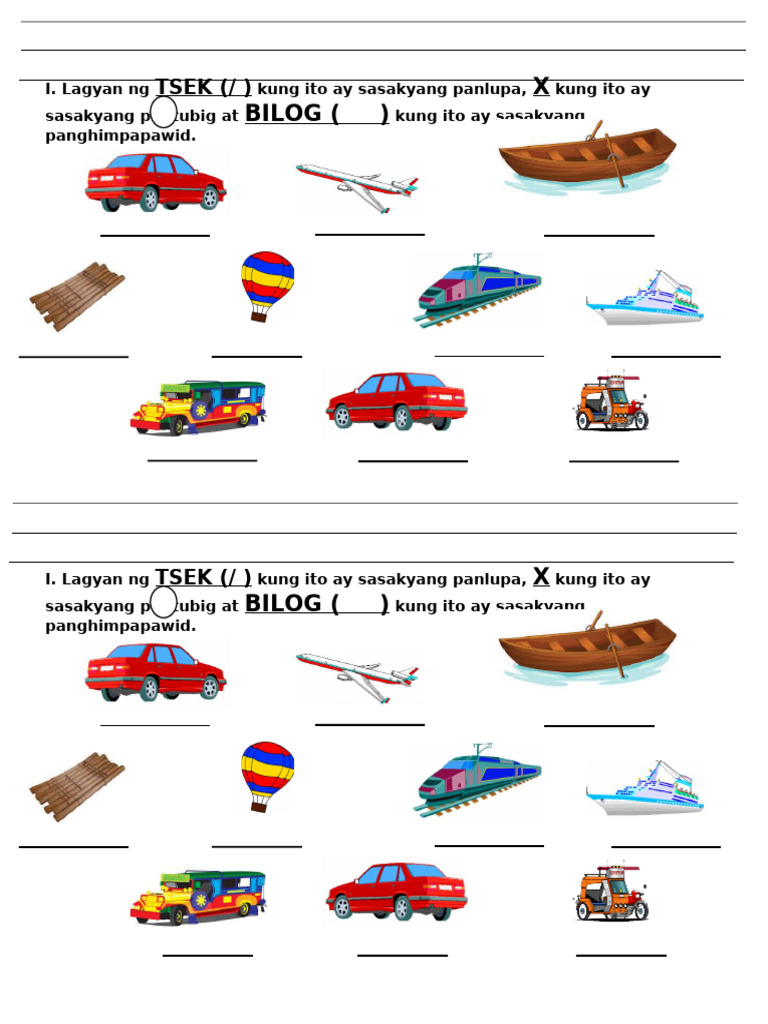 X Bilog : TSEK (/) | PDF