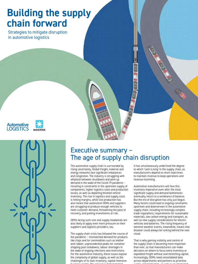 Maersk Building Supply Chain | PDF | Logistics | Supply Chain