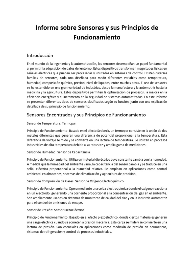 U1.Tarea3.Instrumentacion. | PDF | Sensor | Ultrasonido