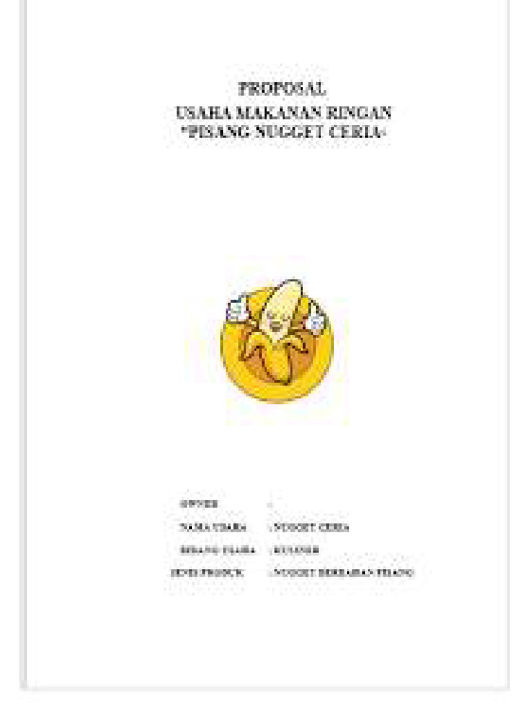 Contoh Proposal Usaha | PDF