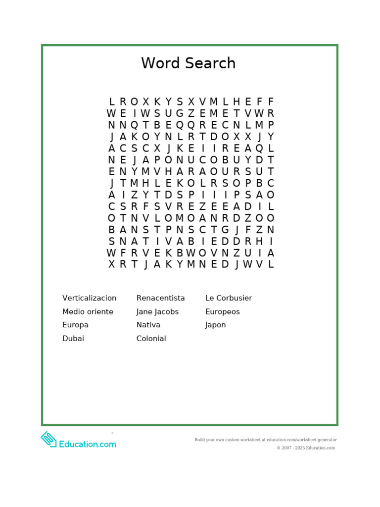 Word Search | PDF