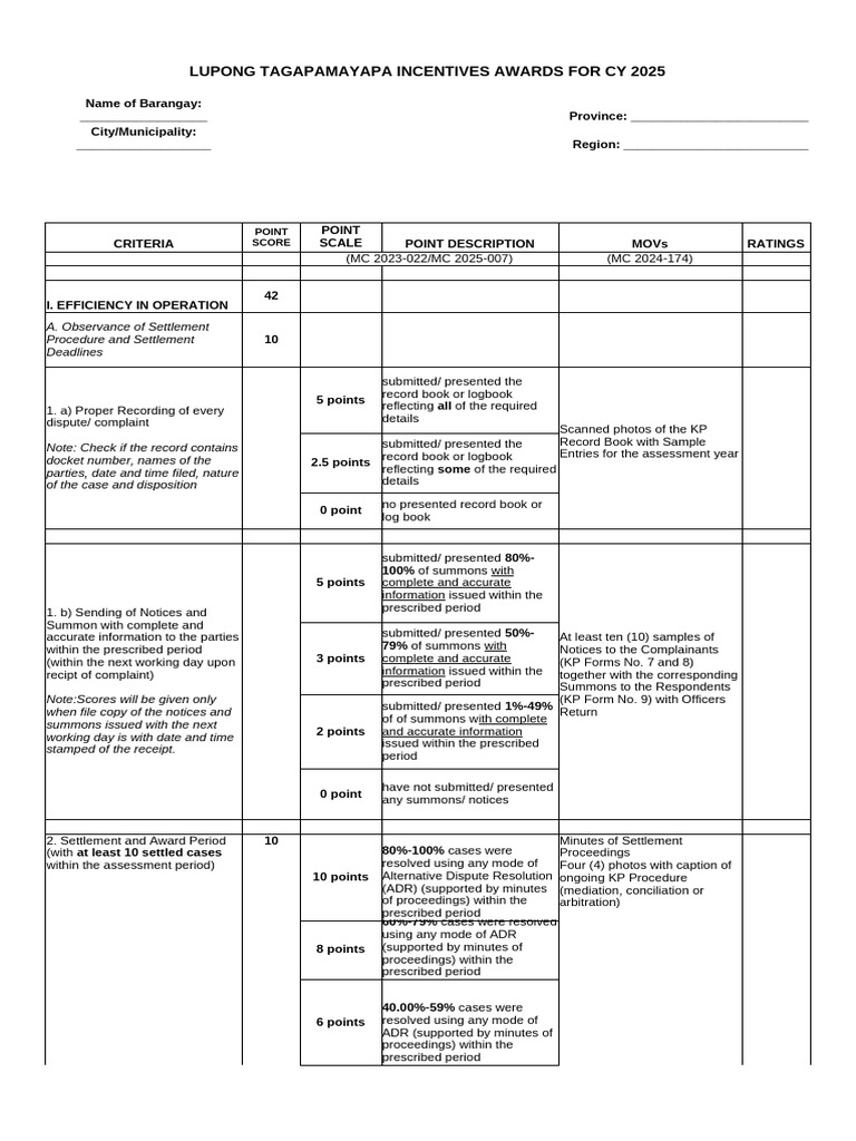 LTIA Form 1 Assessment | PDF | Alternative Dispute Resolution | Justice