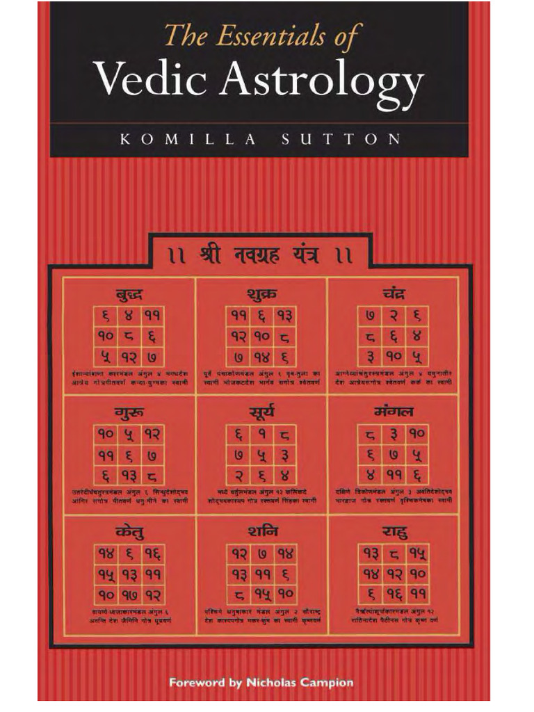 Komilla Sutton_Essentials of Vedic Astrology | PDF | Planets In ...