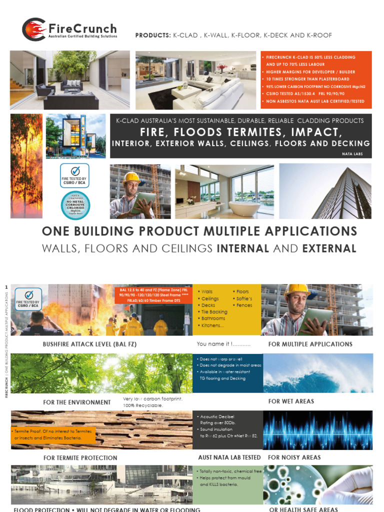 066 01 FireCrunch Brochure | PDF | Drywall | Wall