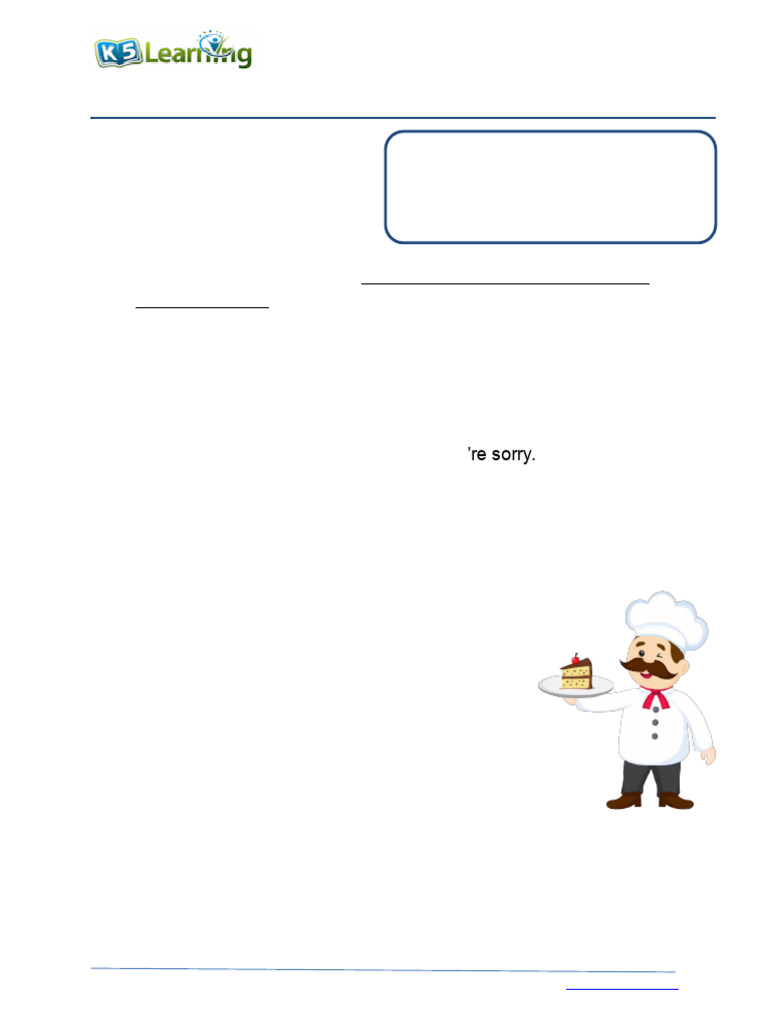 Grade 5 Colon Punctuation Worksheet | PDF