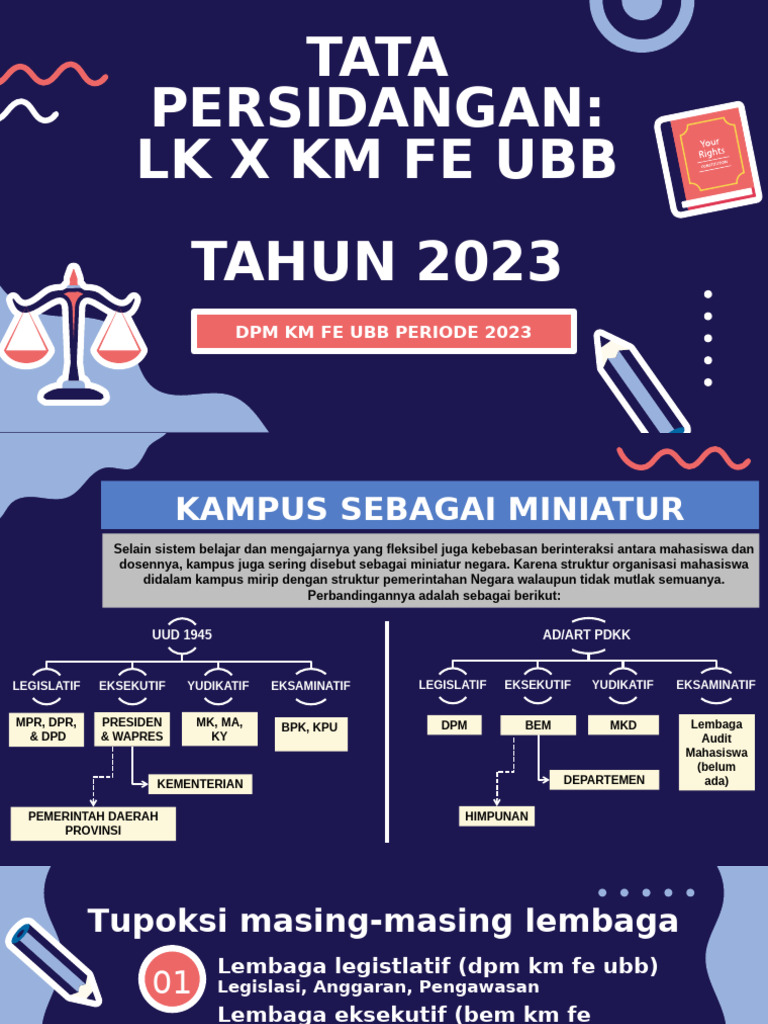 Tata Persidangan di Kampus FE UBB 2023 | PDF